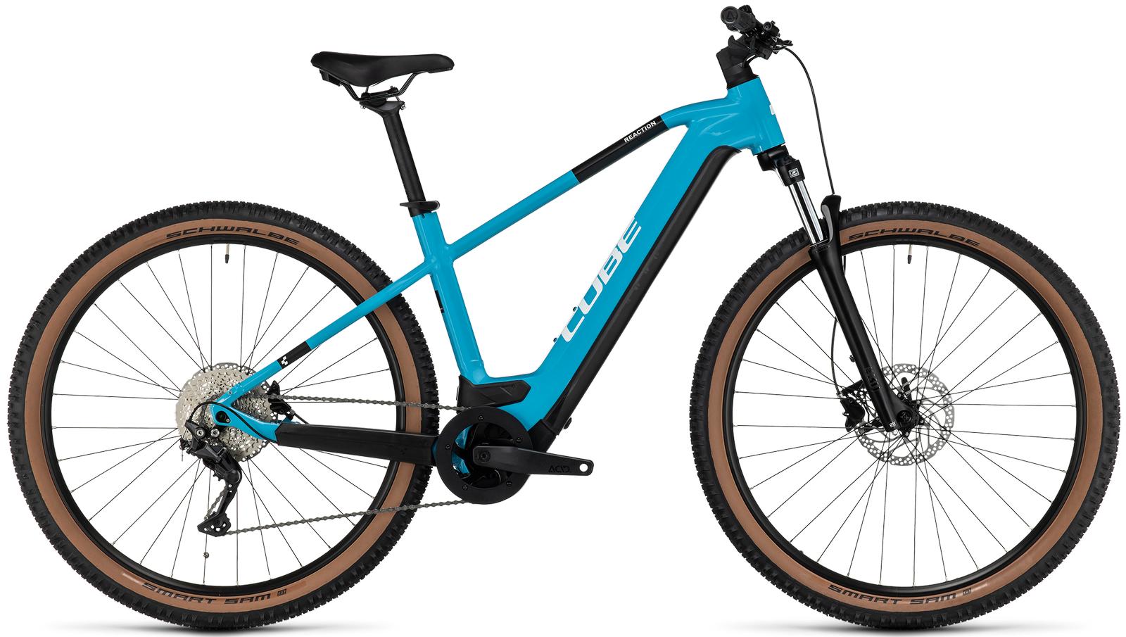 Elektrinis dviratis Cube Reaction Hybrid ONE 500 29 skyblue'n'white ...