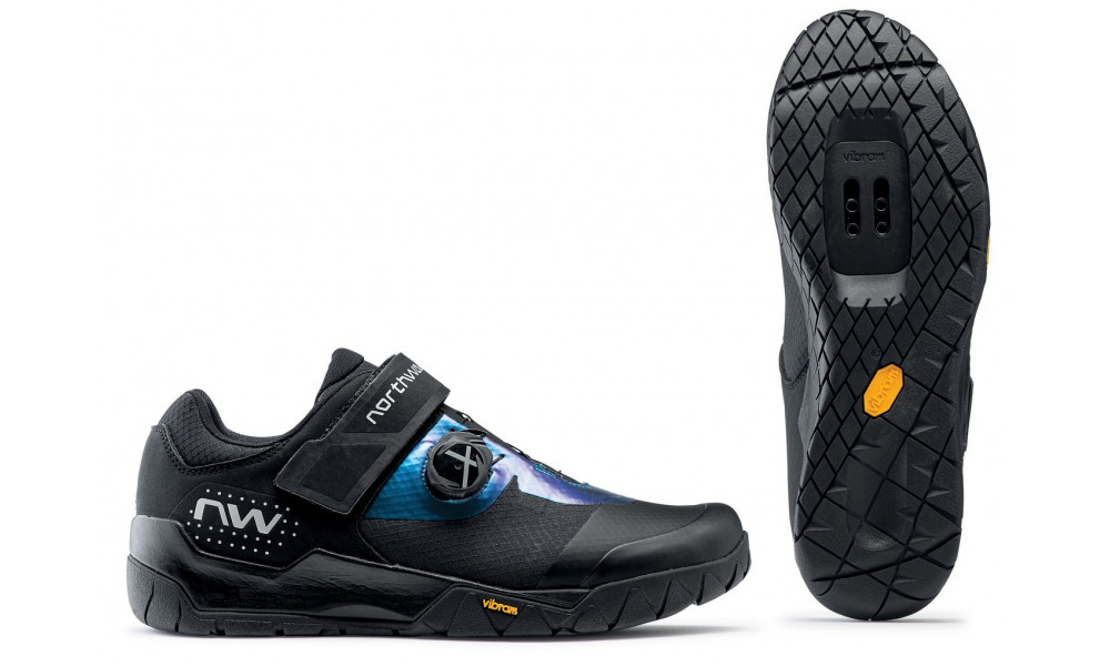 Dviratininko batai Northwave Overland Plus MTB AM black-iridescent ...