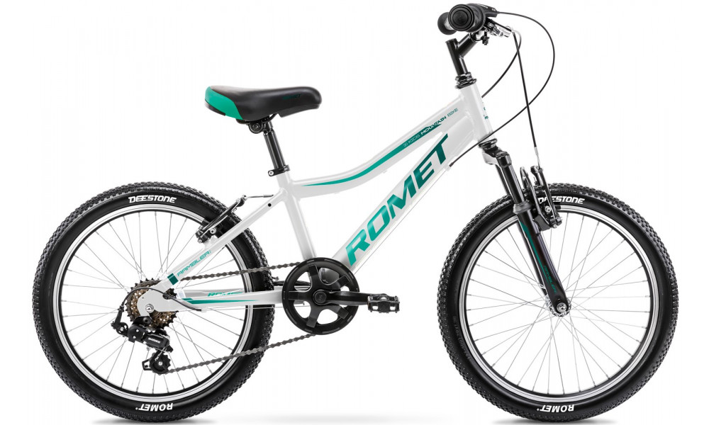 Dviratis Romet Rambler 20 KID 2 Alu 2023 white-emerald - Bikko.lt