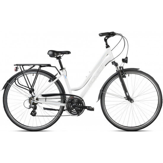 Dviratis Romet Gazela 1 28" 2023 white-light blue - Bikko.lt