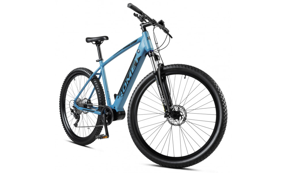 Elektrinis dviratis Romet Rambler E9.0 29" 2023 blue-grey - Bikko.lt